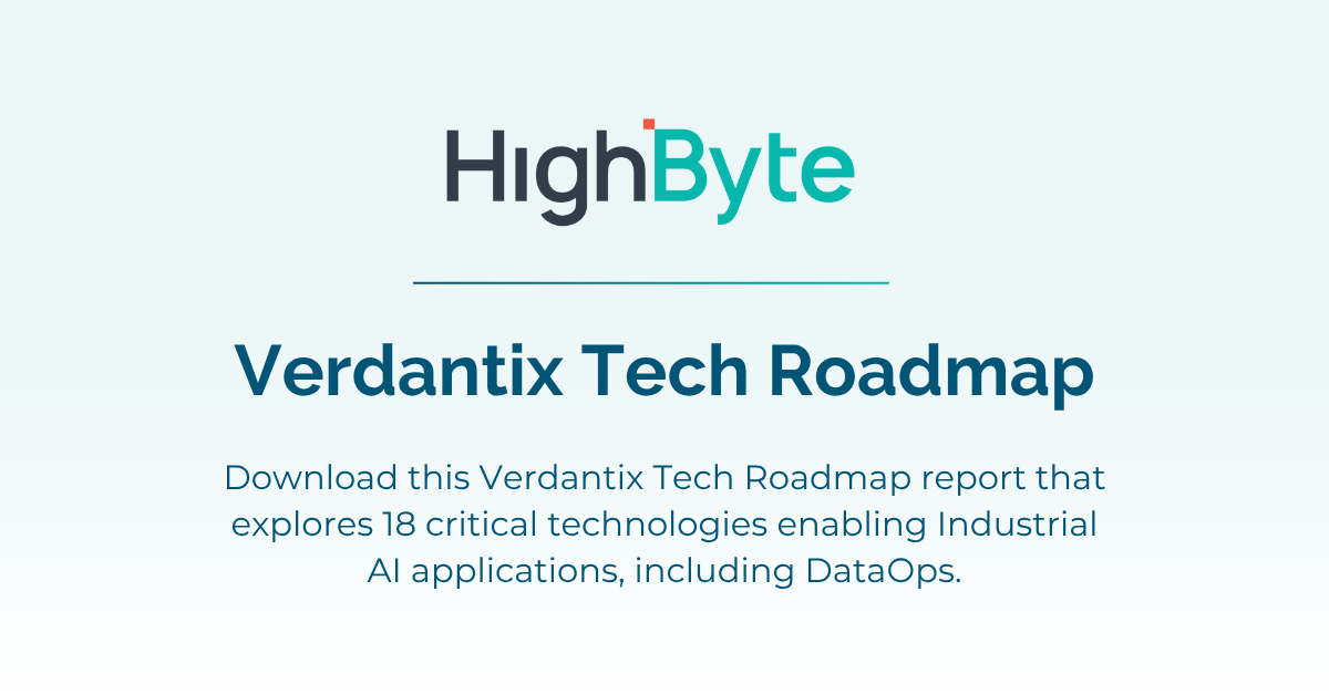 Verdantix Tech Roadmap | Analyst Reports | HighByte
